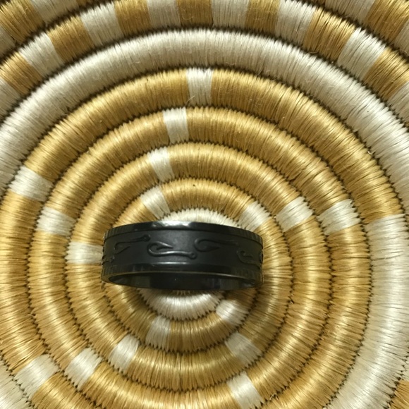 Accessories | Hpblack Fish Hook Wedding Ring | Poshmark